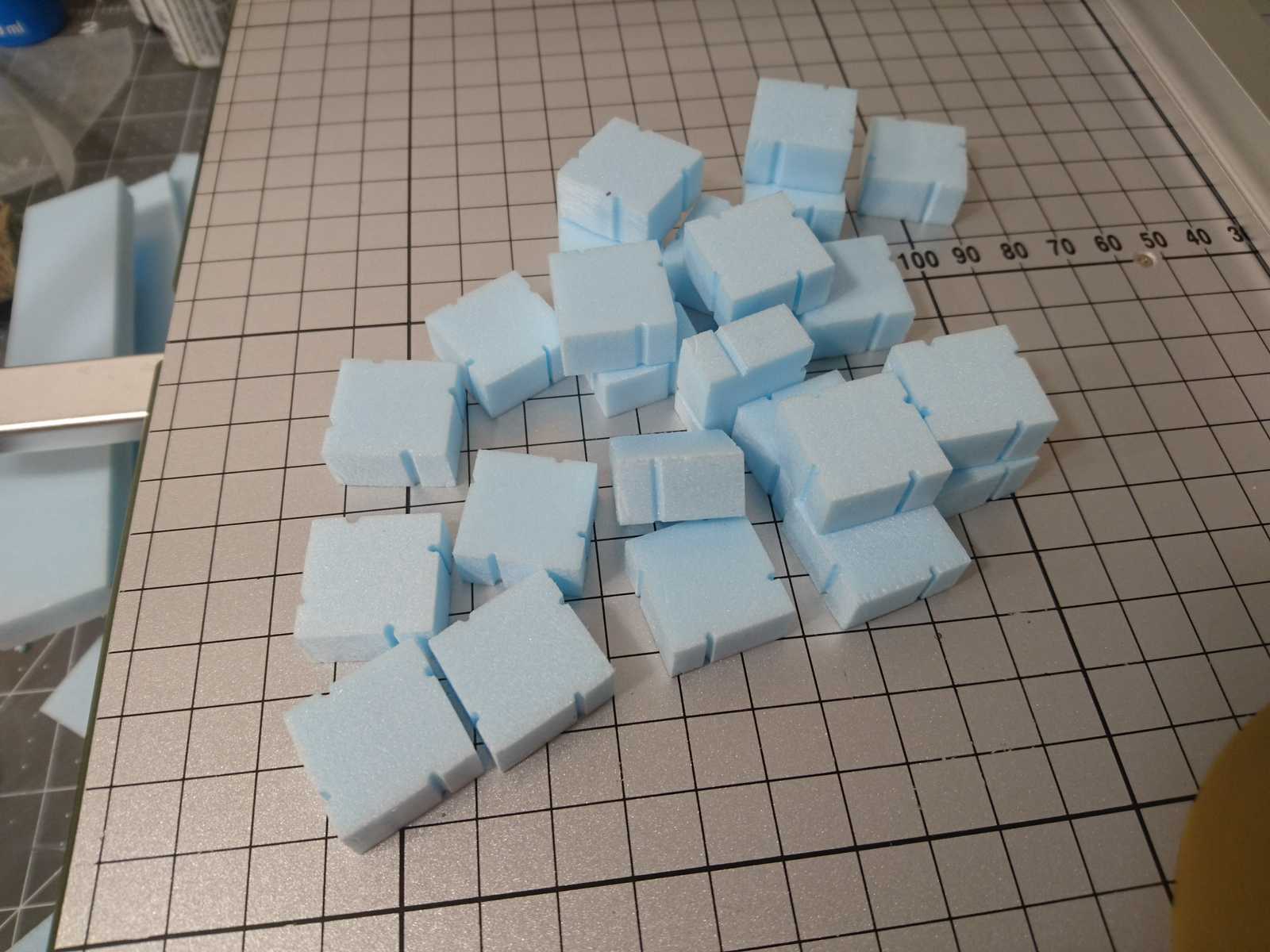 Once the grooves were all cut, I used a sculpting tool to kind of push ...