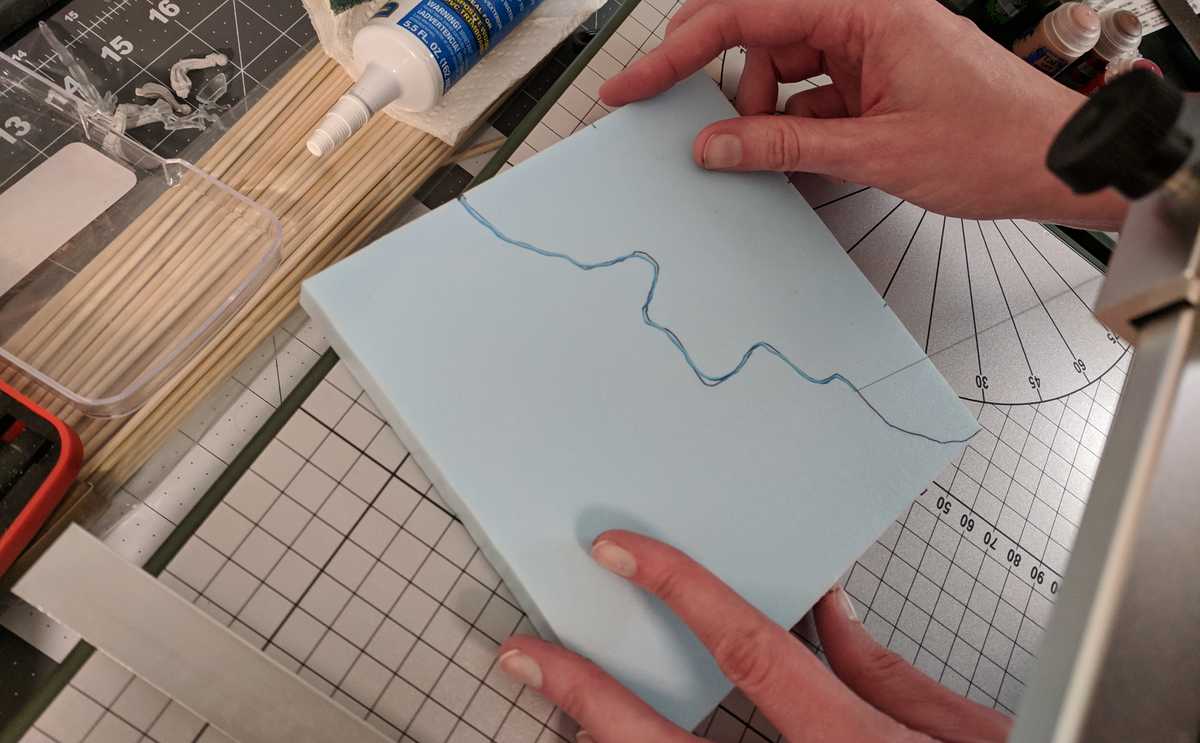 This one is 6 inches along the bottom and 2 inches on the top, to fit ...